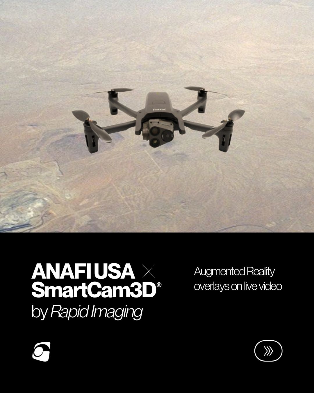 Parrot ANAFI USA + SmartCam3D by Rapid Imaging: AR situational awareness for defence, law ...
